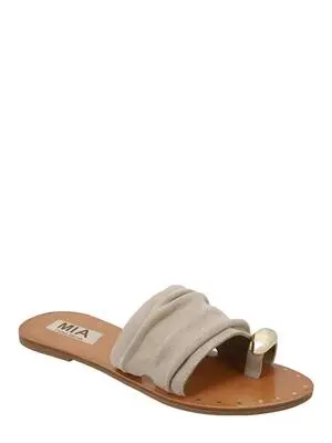 Mia MIA Limited Edition Tiffani Slide Sandal Sand