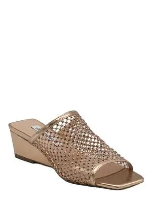 CHARLES DAVID Noolie Wedge Sandal - Rose Gold
