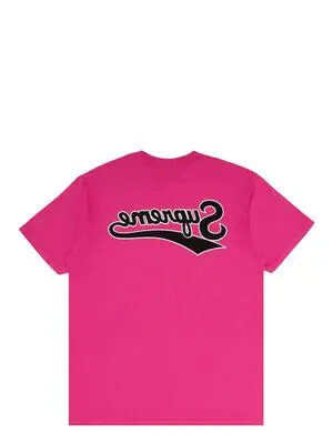 Supreme Backwards Tee 'fuchsia - Pink