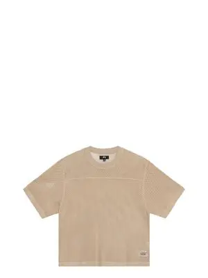 StÜssy Mesh Jersey Crew - Cream