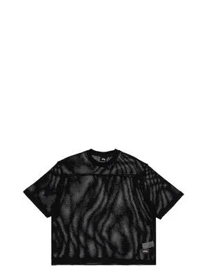 StÜssy Mesh Jersey Crew - Black