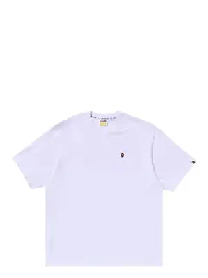 A BATHING APE Ape Head One Point Relaxed Fit Tee - White