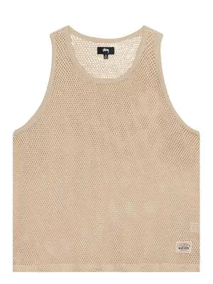 StÜssy Big Mesh Tank 'natural - Cream