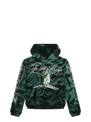 HELLSTAR Marble Paradise Hoodie - Green