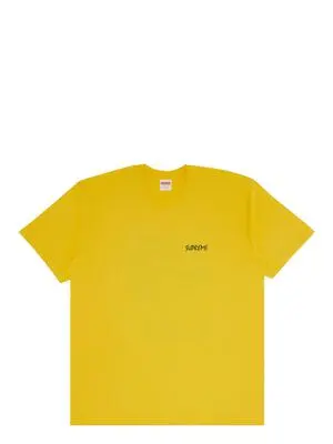 Supreme Black Cat Tee - Yellow