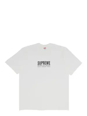 Supreme Paris Tee 'white' White