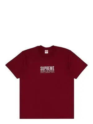 Supreme Paris Tee 'cardinal' Red