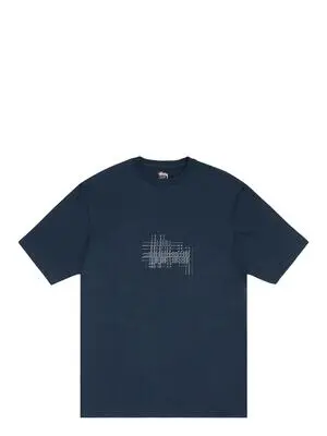 StÜssy Refracted Tee 'navy - Blue