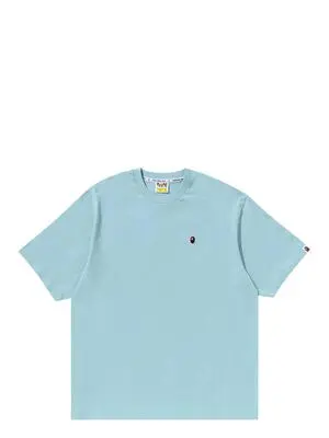 A BATHING APE Ape Head Relaxed Fit Tee - Blue