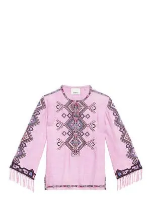 Isabel Marant Zelda Blouse - Antique Pink