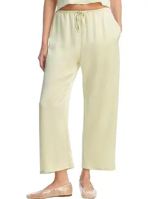 LESET Barb Crop Drawstring Pants - Citrine