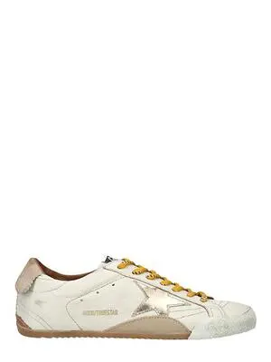 GOLDEN GOOSE True-star Leather Low-top Trainers - White/comb