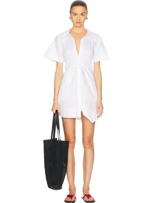A.L.C. Julie Shirt Dress - White