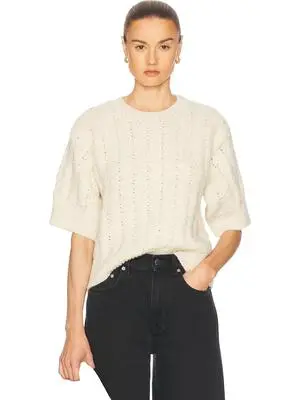 SKALL STUDIO Laurine Knit Top - Off White