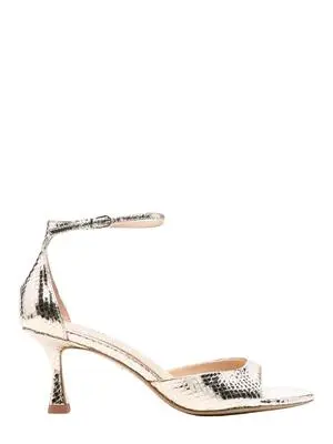 Lola Cruz Ankle-strap Sandals - Gold