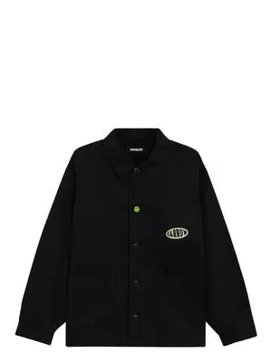 BARROW Logo Shirt Jacket - Black