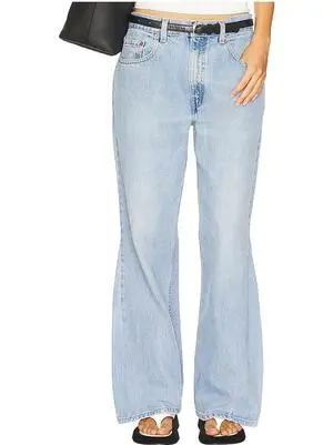 ALIGRACE Vintage Ultra Wide Leg Jeans - Light Medium
