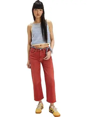 Edwin Marli Wide-Leg Jeans Flame Scarlet