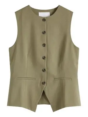 SAMSØE SAMSØE Saruma Tailored Vest - Vetiver
