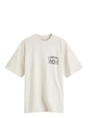 Aries Aged Ancient Temple T-shirt - Off White