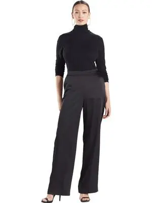 Natori Luxe Charmeuse Pants - Black