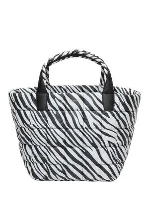 VEECOLLECTIVE Medium Porter Print Quilted Tote - Zebra