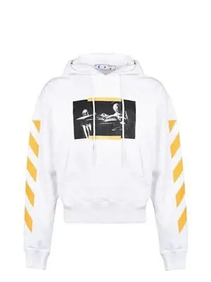 Off-White Caravaggio Print Hoodie - White