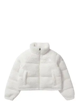 The North Face High Pile Nuptse Jacket - White