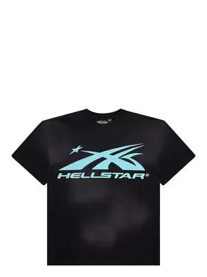 HELLSTAR Classic Tee /aqua Blue - Black