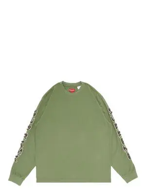 Supreme Cut Out Long-sleeve Top 'olive - Green