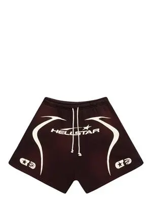 HELLSTAR Hellstar Warm Up Shorts Brown