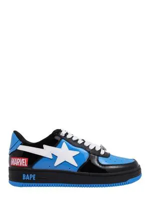 A BATHING APE X Marvel Bapesta 'venom' Sneakers - Black