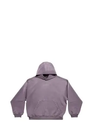 Balenciaga Medium Fit Hoodie - Purple