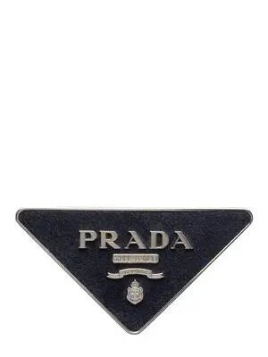 Prada Buckle For Suede Belt Strap - Navy