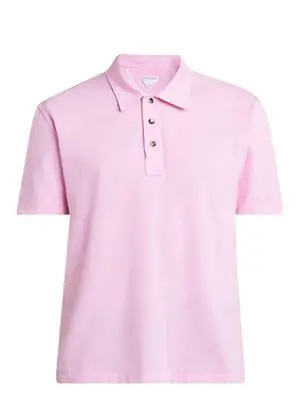 Bottega Veneta Pique Classic Polo Shirt - Shell