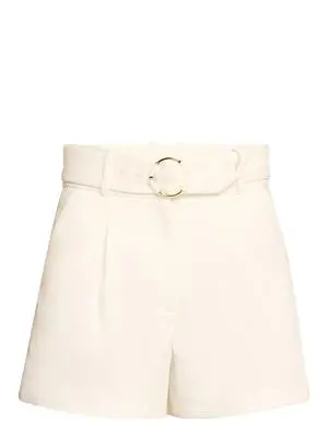 VERONICA BEARD Veronica Beard Piper Belted Ramie Shorts