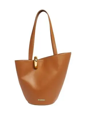 Jacquemus Le Bambola Moyen Leather Shoulder Bag - Light Brown