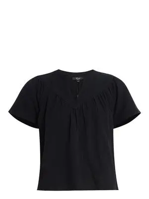 Rails Sayer Gauze Blouse - Black