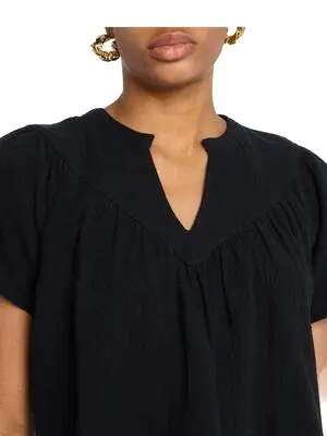 Rails Sayer Gauze Blouse - Black