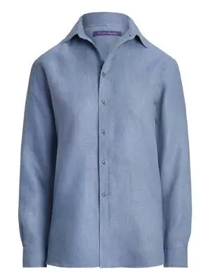 Ralph Lauren Linen Shirt - Blue