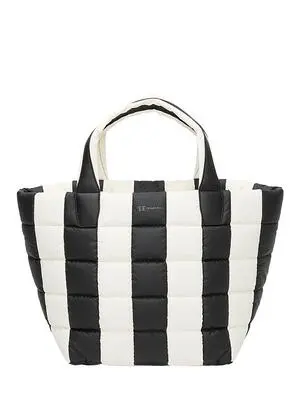 VEE COLLECTIVE Porter Medium Tote - Black/marshmallow