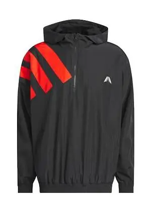 Adidas Ae Anorak Pullover - Black