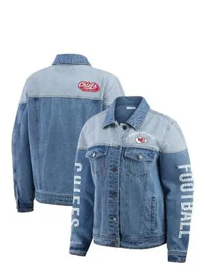 WEAR BY ERIN ANDREWS Kansas City Chiefs Jacket - Denim