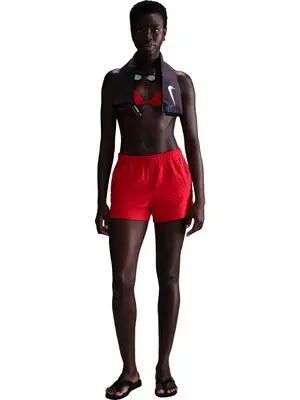 Nike Swim Breaker Terry Texture Cover-up Short - Red