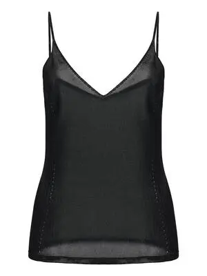 HIGH SPORT Tyler Slinky Knit Camisole - Black
