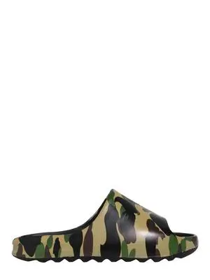 BAPE 1st Camo Slide Sandal - Yellow