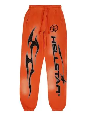 HELLSTAR Fire Sweatpants Dye - Orange