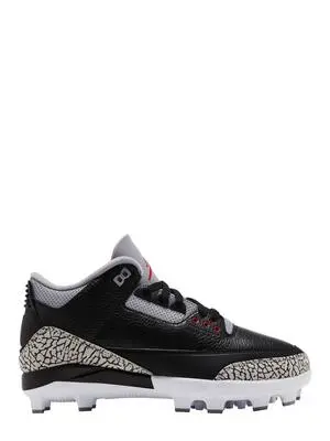JORDAN 3 Retro Mcs Cement Cleats - Black