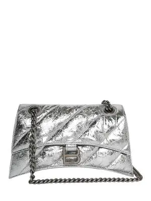 Balenciaga Crush Chain Bag - Silver