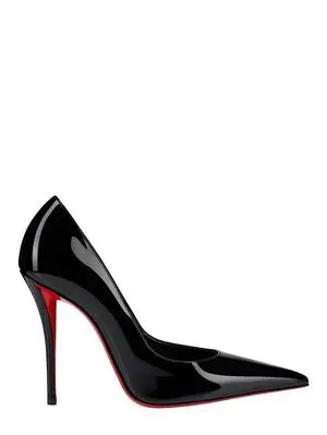 CHRISTIAN LOUBOUTIN Miss Z 100mm Pump Patent Calf Leather - Black